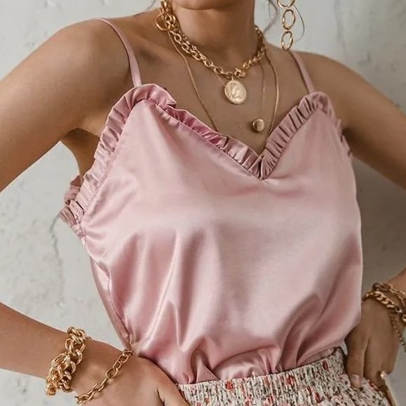 Tops | Ruffled Cami Top | Poshmark